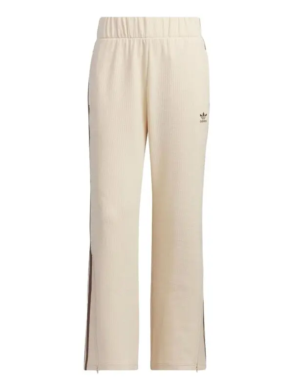 Adidas Flared Tracksuit Bottoms - Beige