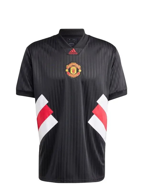 Adidas Manchester United Icon Shirt - Black/white/red