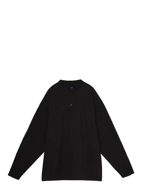 Yeezy Logo Longsleeve T-shirt - Black