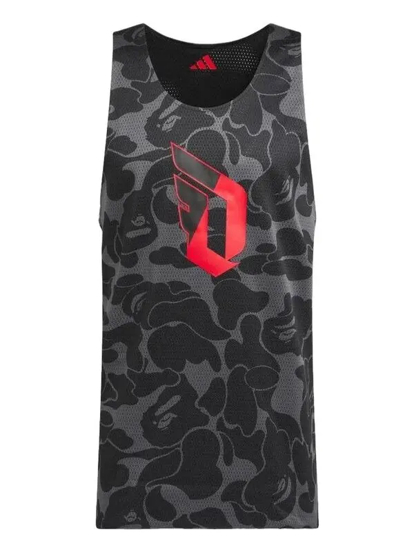Adidas X Bape Reversible Basketball Jersey - Carbon