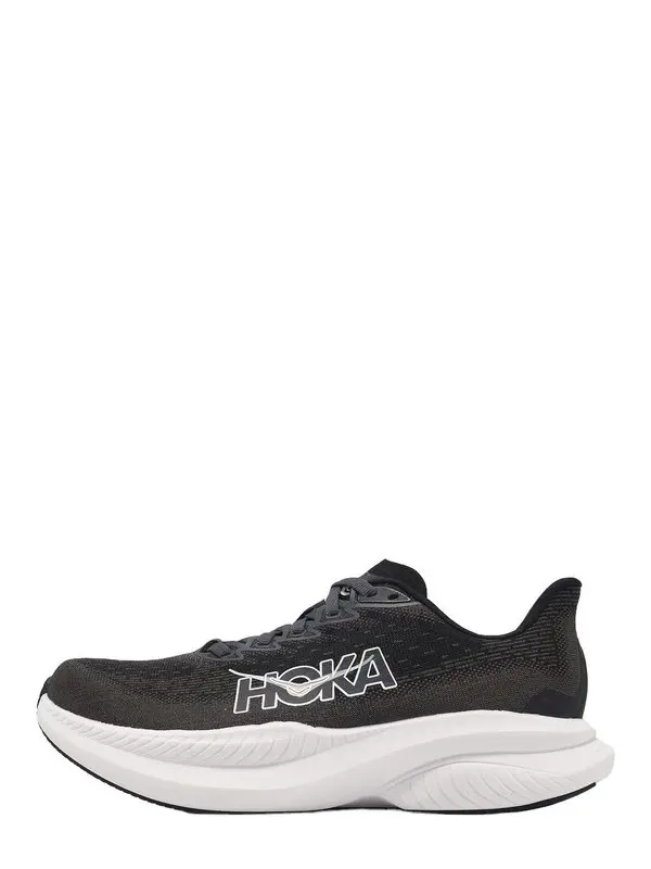Hoka One One Mach Wide Athletic Sneakers - Black/white