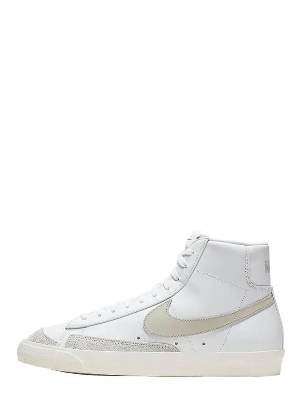 Nike Blazer Mid 77 High Top Sneakers - White/grey