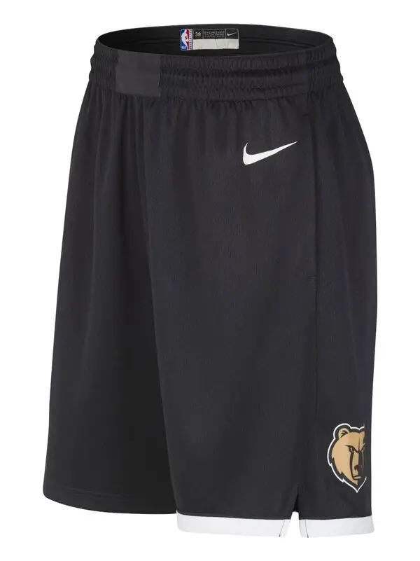 Nike Dri-fit Nba Memphis Grizzlies Swingman City Edition Shorts - Black/white
