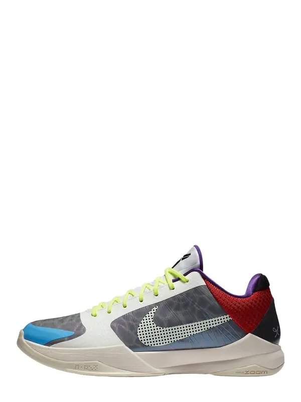 Nike Zoom Kobe Protro Pe Mid Top Athletic Sneakers - White/gray/green