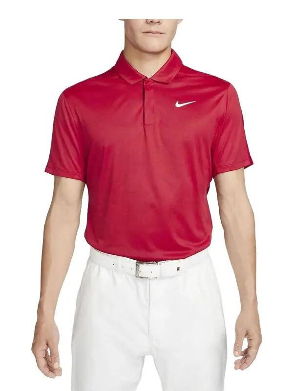 Nike Tiger Woods Dri-fit Adv Golf Polo Shirt 'red - Red/multi-color