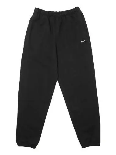 Nike Lab Logo Retro Classic Fleece Lined Sports Pants - Black