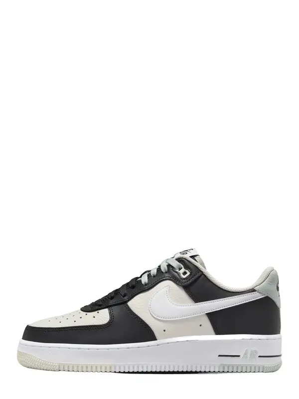 Nike Force 1 Low 'split' Sneakers - Black/light Silver-phantom-white