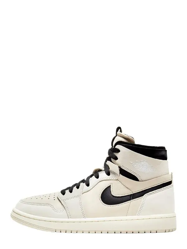 JORDAN 1 Zoom High Top Sneakers - Summit White/black/sail