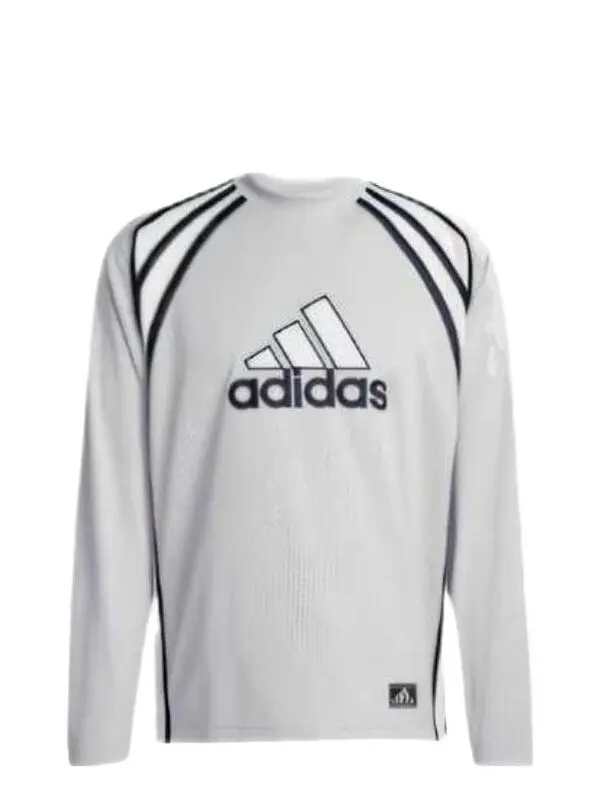 Adidas Long Sleeve Performance Top - Grey/black