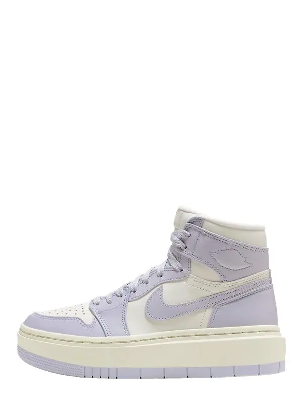 JORDAN 1 Elevate High "titanium" Sneakers - Whitepurple