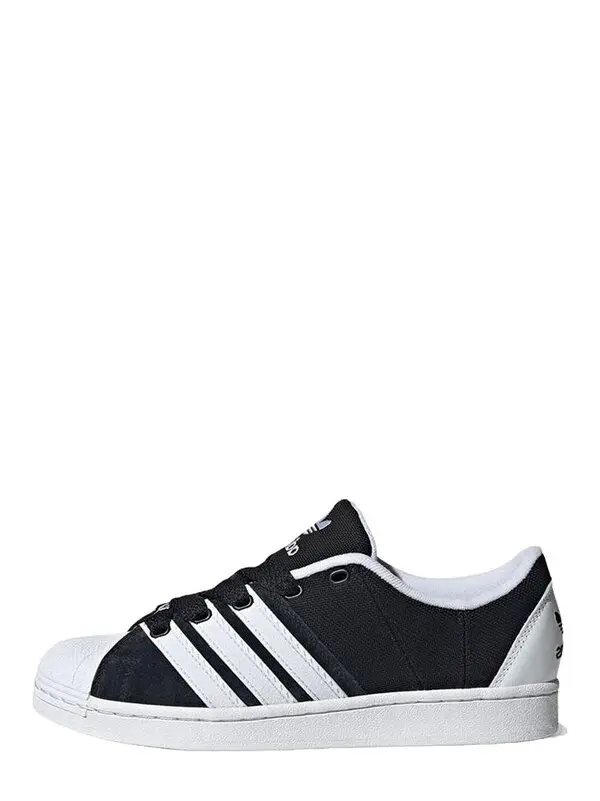 Adidas Originals Superstar Supermodified Lace-up Sneakers - Core Black/cloud White/cloud White
