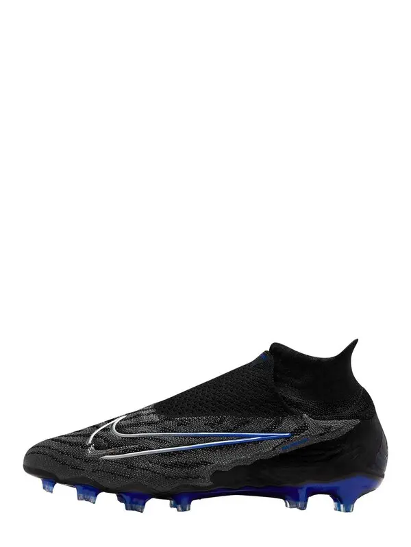 Nike Phantom Gx Elite Gripknit Df Fg 'shadow Pack' Football Boots - Black/hyper Royal/chrome