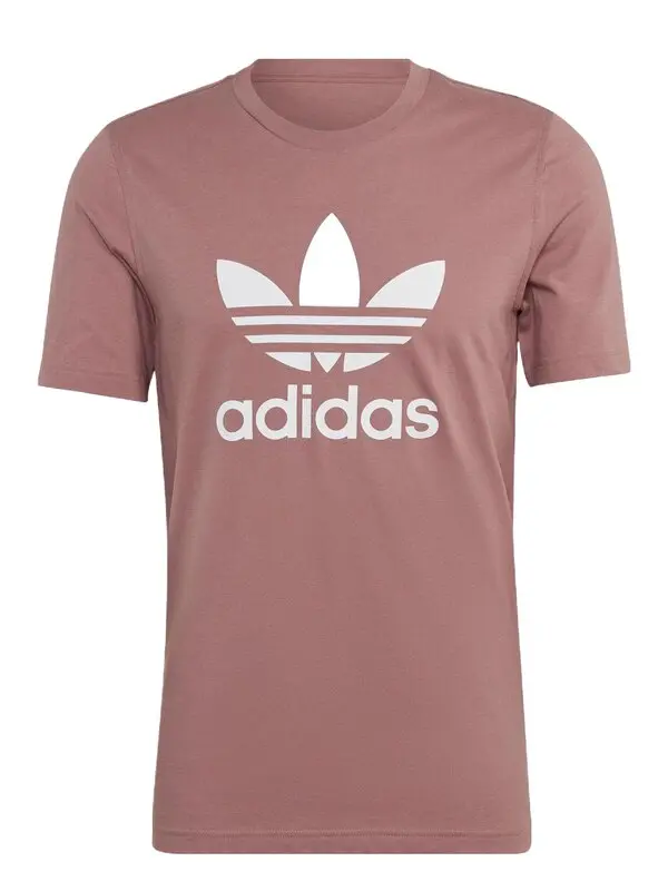 Adidas Originals T-shirt Logo Sports Breathable Short Sleeve T Wine Red T-shirt - Multi-color