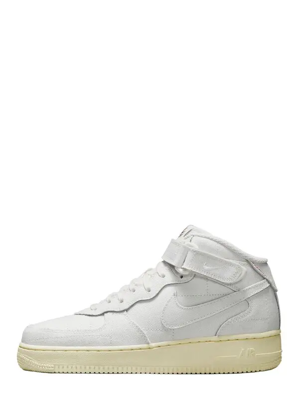 Nike Force 1 '07 Mid Canvas Sneakers - White