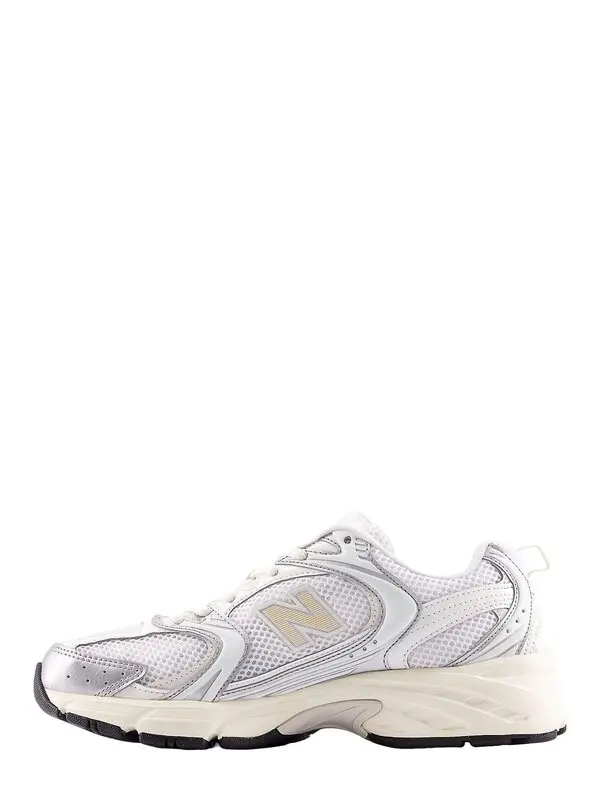 NEW BALANCE 530 "silver Metallic Linen" Sneakers - Silver Metallic/linen