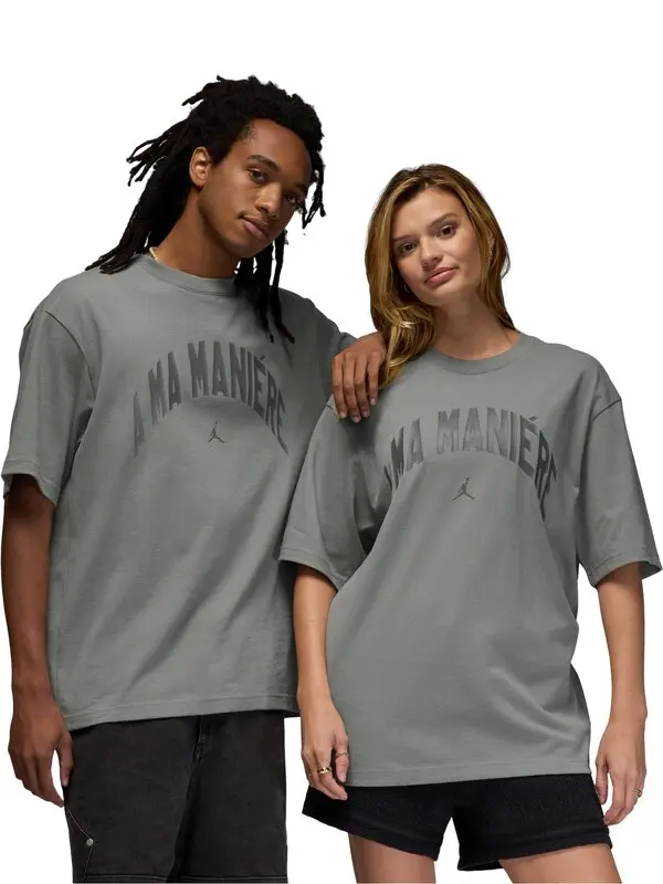 JORDAN X A Ma Maniere T-shirt - Flat Pewter
