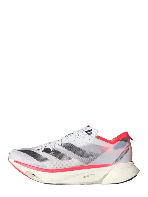 Adidas Adizero Adios Pro 3 Athletic Sneakers - Cloud White/core Black/solar Red