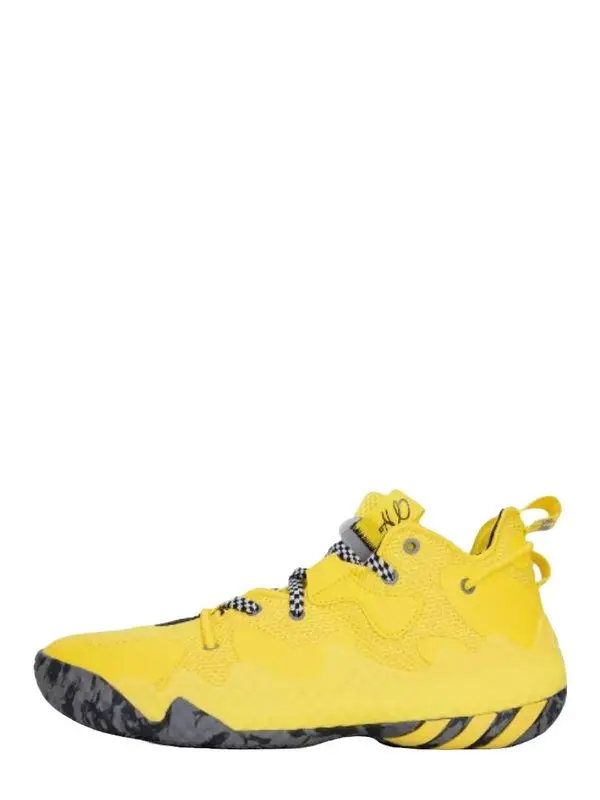 Adidas Harden Volume 6 'taxi' Mid-top Basketball Sneakers - Yellow