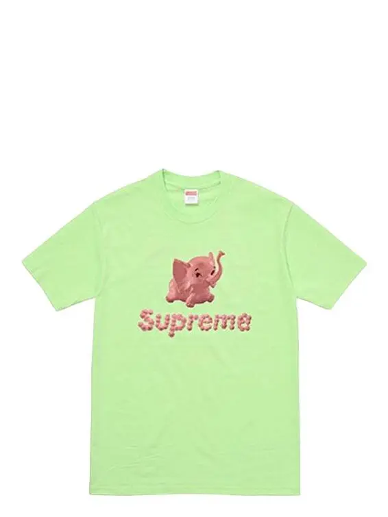 Supreme Ss17 Elephant Tee - Light Green
