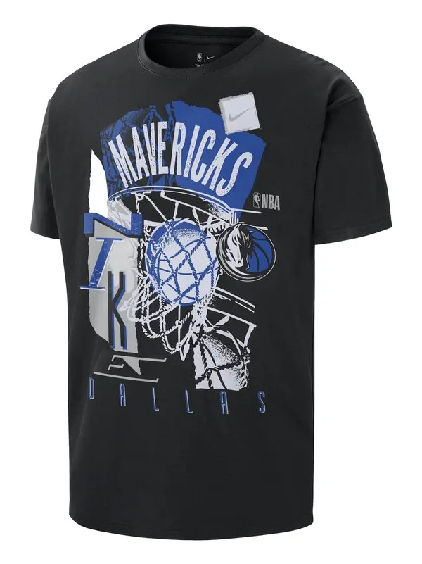 Nike Dallas Mavericks Courtside Vintage T-shirt - Black