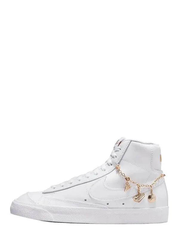 Nike Blazer Mid '77 Lx "lucky Charms" High Top Sneakers - White/white-metallic Gold