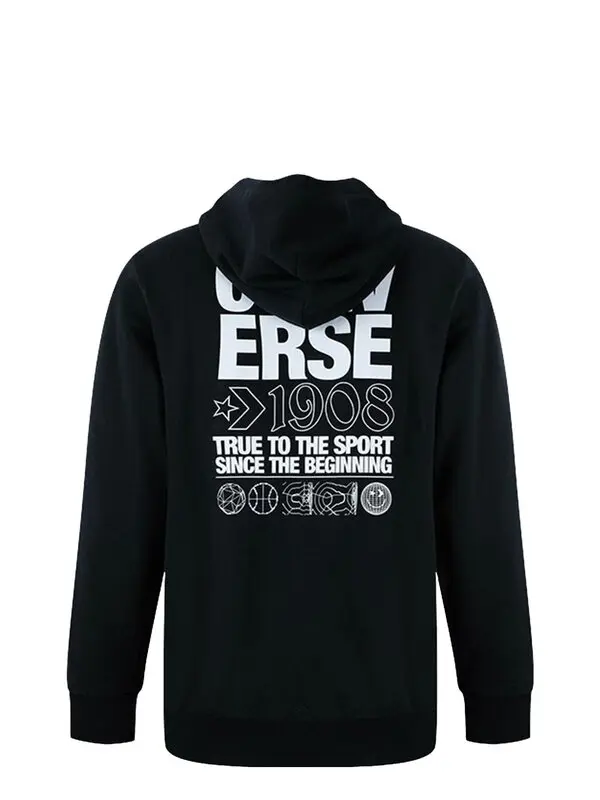 CONVERSE Court Graphic Hoodie - Black