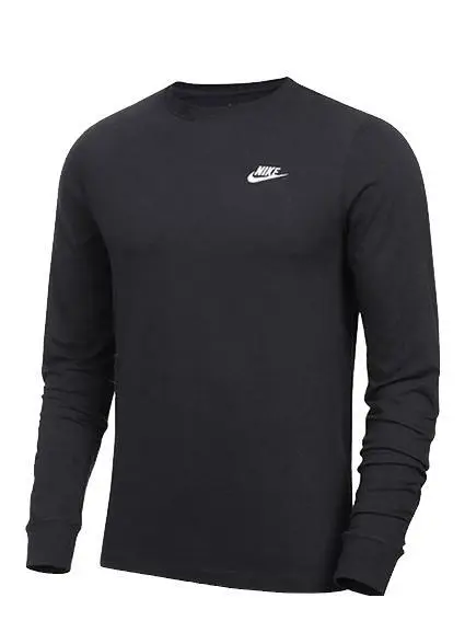 Nike Club Long Sleeve T-shirt - Black