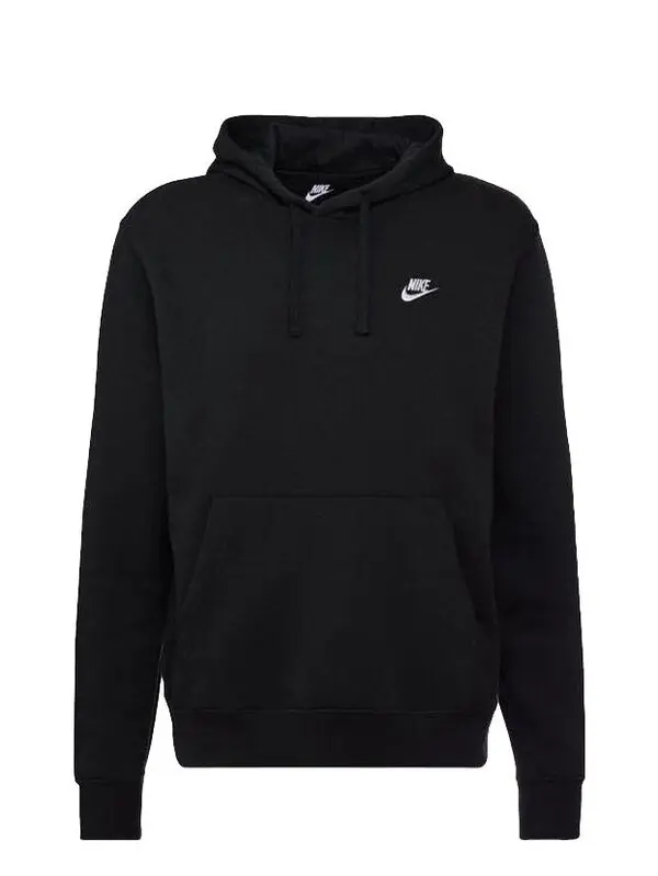 Nike Club Fleece Pullover Hoodie - Black