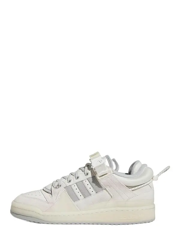 Adidas Bad Bunny X Forum Buckle Low 'last Forum' Sneakers - White/grey