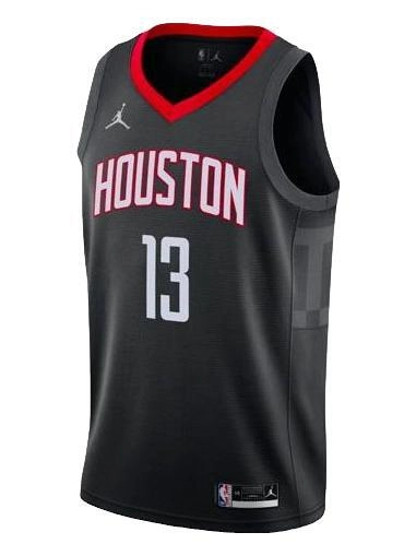 JORDAN Nba Houston Rockets 13 Basketball Jersey - Black