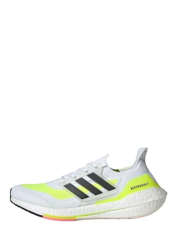 Adidas Ultraboost 21 - White/yellow