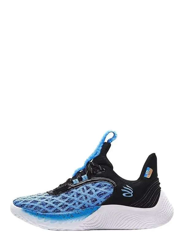 Under Armour Sesame Street X Curry Flow 9 Gs 'street Pack Cookie Monster' Sneakers - Blue