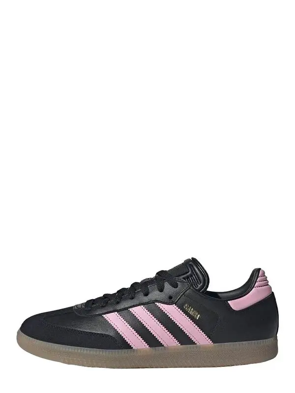 Adidas X Inter Miami Samba Indoor Sneakers - Core Black/light Pink/gum