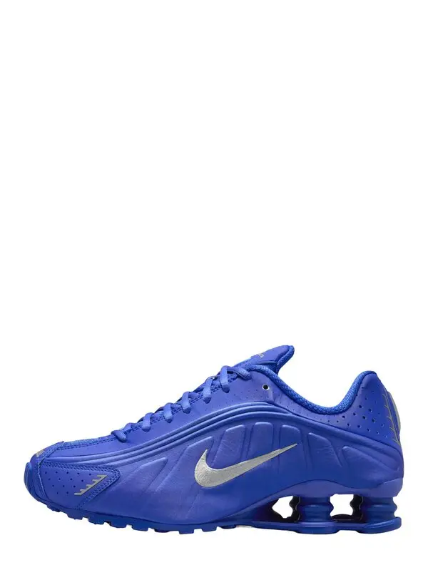 Nike Shox R4 Athletic Sneakers - Racer Blue/metallic Silver/phantom