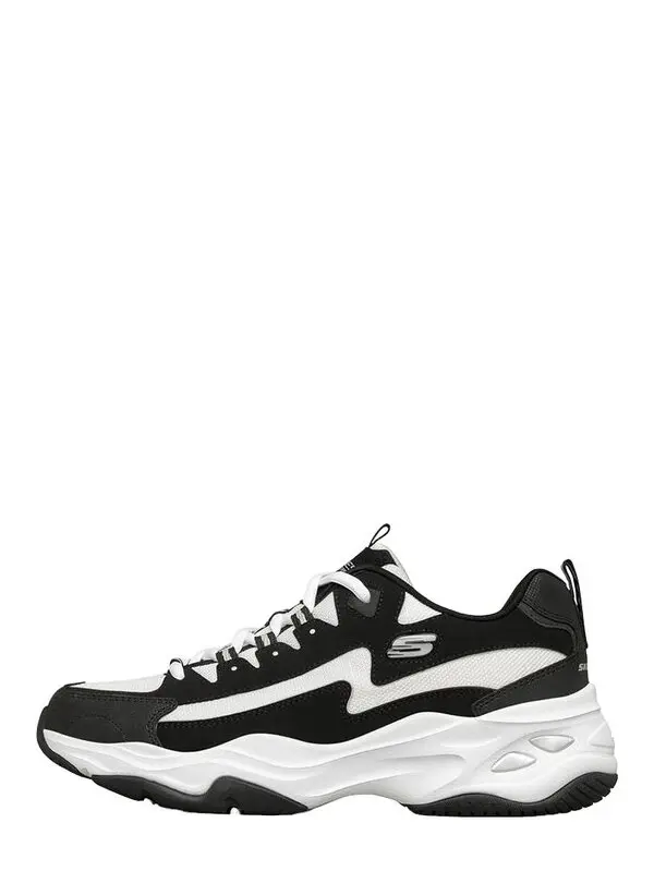 Sketchers D'lites 4.0 Low Top Sneakers - Black/white