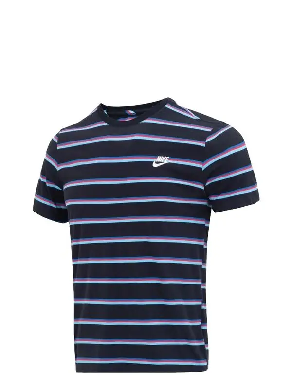 Nike Striped Short Sleeve T-shirt - Black