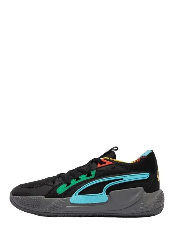 PUMA Court Rider Chaos 'block Party' Sneakers - Black