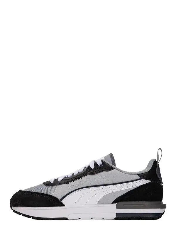 PUMA R22 Quarry Low Top Lace Up Sneakers - Whitegray