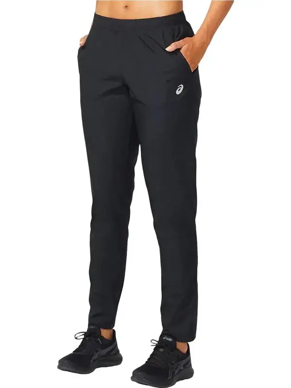 Asics Silver Woven Pants - Black