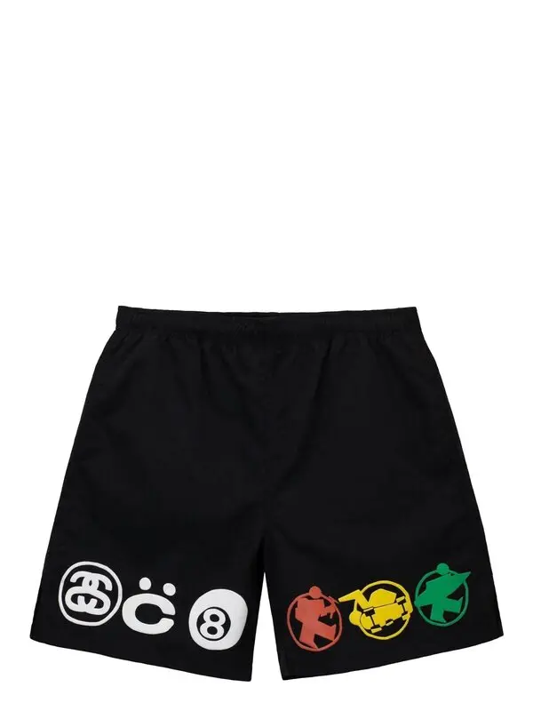 StÜssy X Cpfm Icon Water Shorts - Black