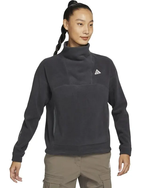 Nike Wolf Tree Fleece Top - Black