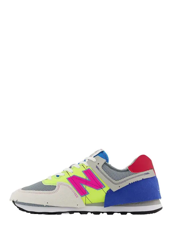 NEW BALANCE Jaden Smith X 574 'surplus Materials' Sneakers - Gray/yellow/blue