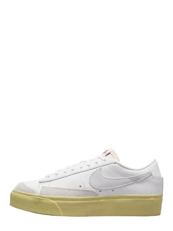 Nike Blazer Low Platform Sneakers - White/gray