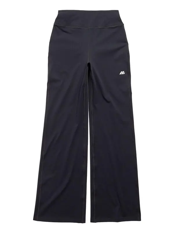 Balenciaga Activewear Flared Slim Pants - Black