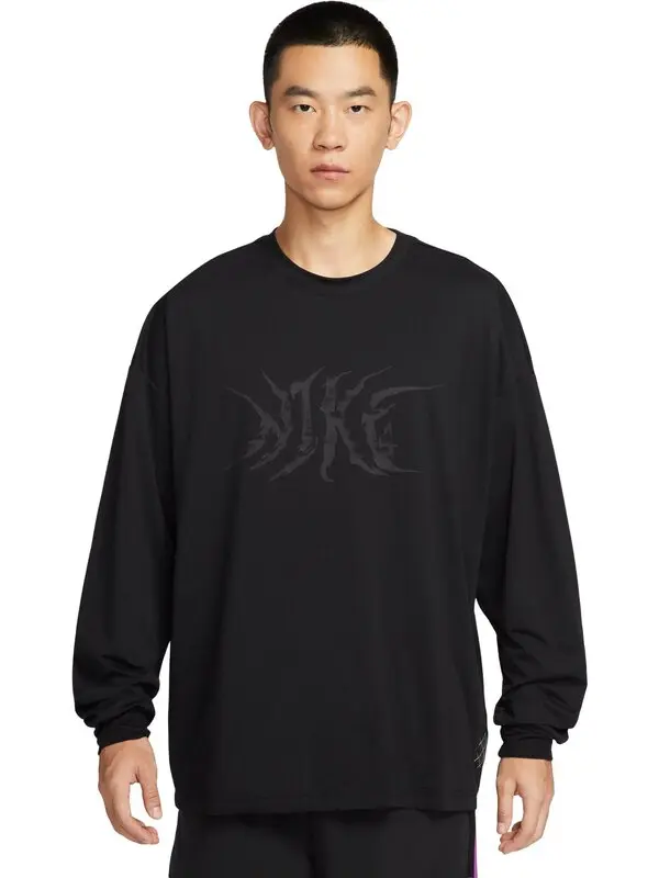 Nike Street Dri-fit Long-sleeve T-shirt - Black