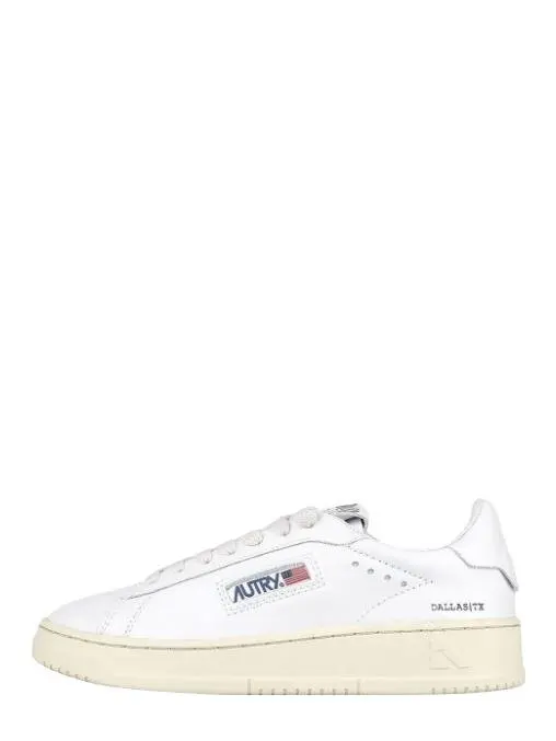 AUTRY Dallas Leather Low Top Sneakers - White