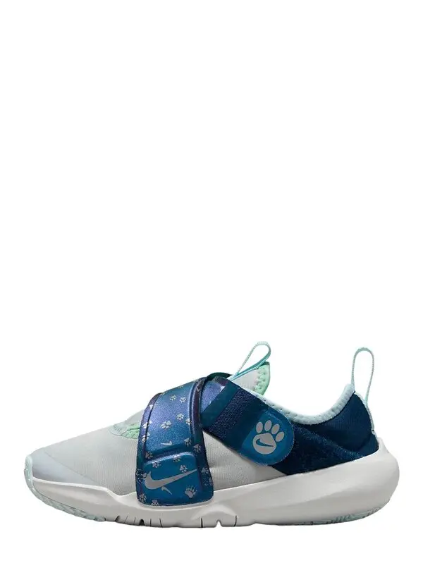 Nike Flex Advance Se "pawprints" Low Top Sneakers - Grayblue