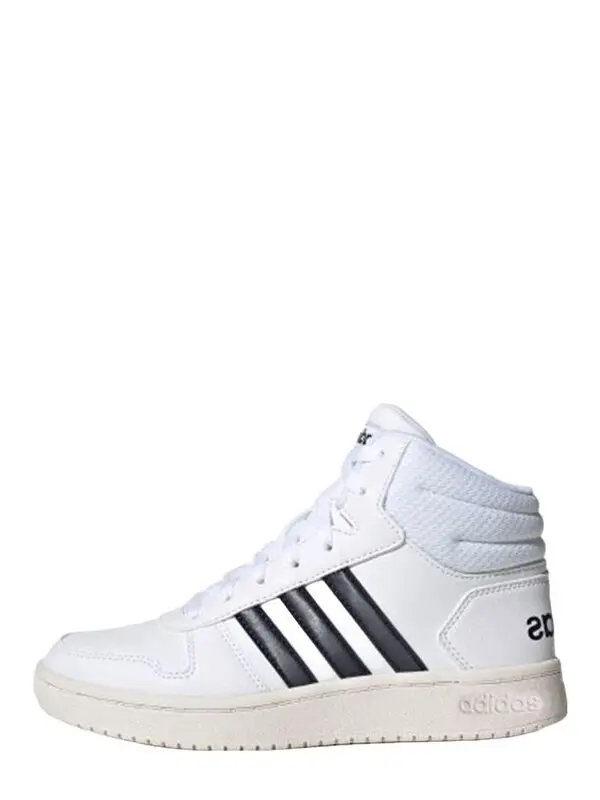 Adidas Hoops 2.0 Mid Top Sneakers - White