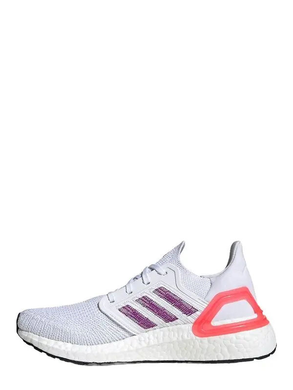 Adidas Ultraboost 20 Sneakers - White/purple/red