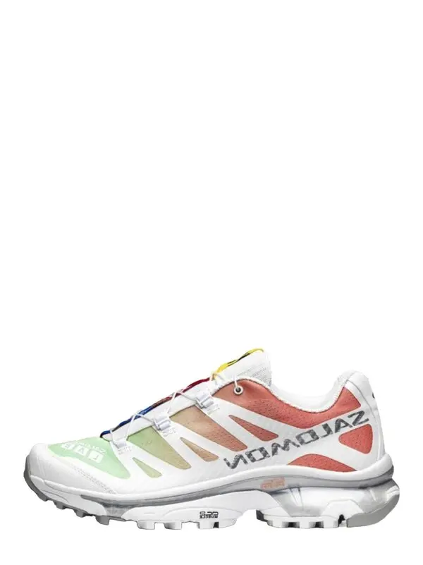 SALOMON Xt-4 "green Ash-coral" Sneakers - White/red/green